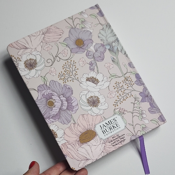James Burke | Office | James Burke Lavender Floral Journal New | Poshmark